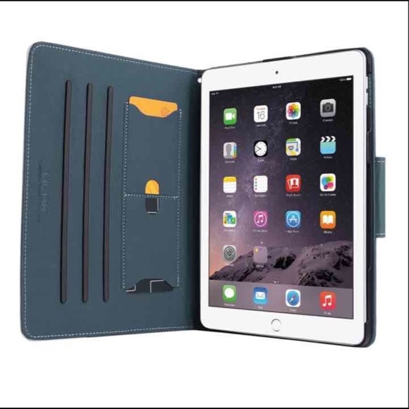 Accessories | Ipad Pro 97 Ipad Air 2 Navy Blue Leather Case | Poshmark
